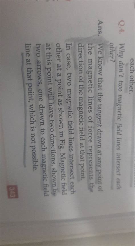 Each Otherq4 Why Dont Two Magnetic Field Lines Intersect Each Other
