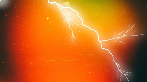 Free Black Red And Orange Lightning Background Graphic