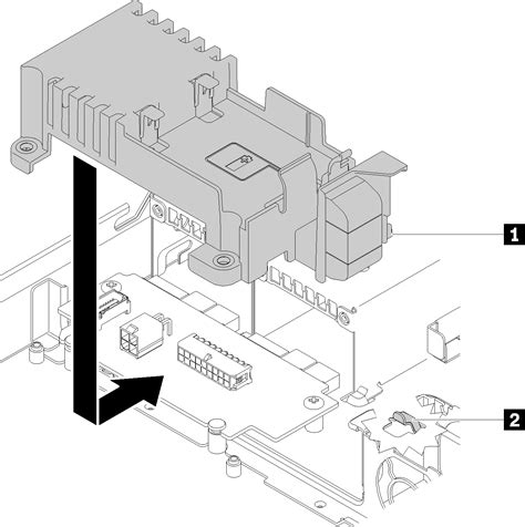 Install The Power Distribution Board Thinksystem Sr250 V2 Lenovo Docs