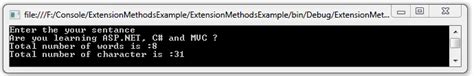 Extension Method In C