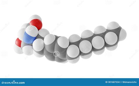 Fingolimod Molecule Immunomodulatory Agents Molecular Structure Isolated 3d Model Van Der