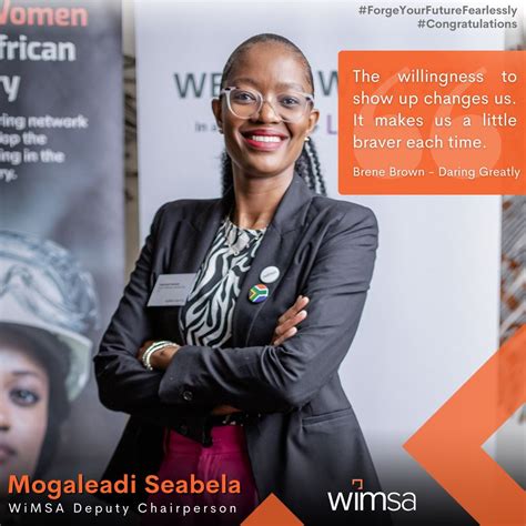 Mogaleadi Seabela On Linkedin Wimsa Womeninmining Showingup