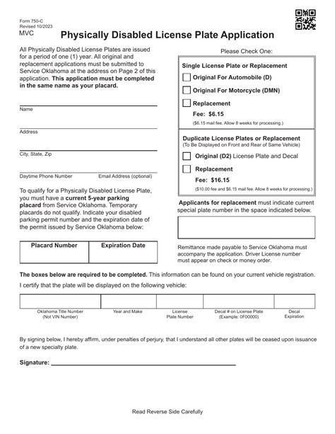 Form 750 C Download Fillable Pdf Or Fill Online Physically Disabled