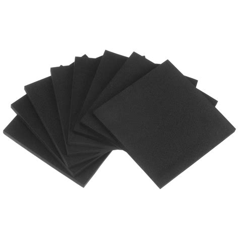 8pcs Rubber Padding Sheets 1 4 Thick X 4 Long Square Neoprene Foam