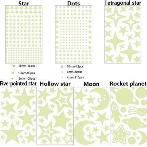 Fluorescent Bubble Sticker Bedroom Home Decoration Grandado