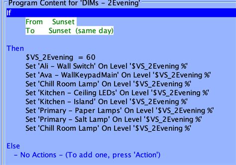 Adjusting On Level Of Switches Using Variables Eisy Universal