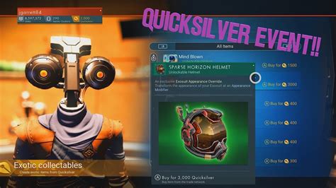 No Mans Sky Next Event For Quicksilver And How To Spend It Youtube