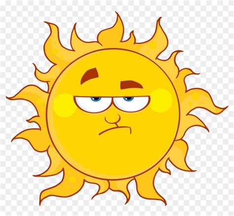 Hot Sun Cartoon