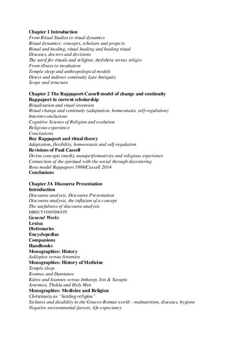 Pdf Phd Thesis Table Of Contents In Progress