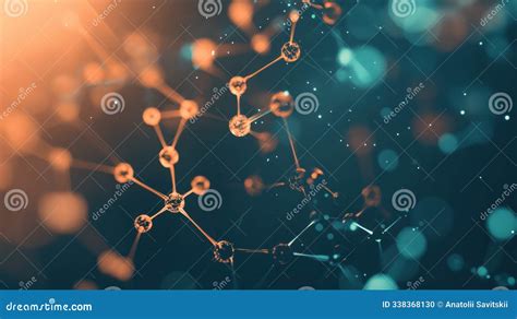 Exploring The Intricate Details Of Molecular Structures And Chemical Interactions In An Abstract