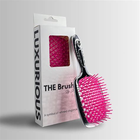 Luxury Detangling Antistatic Hairbrush For Women With Curly Straight