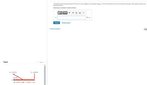 Calculate The Net Torque About Point O For StudyX