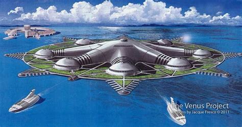 The Venus Project Futuristic Floating City Concept Sci Fi Floating