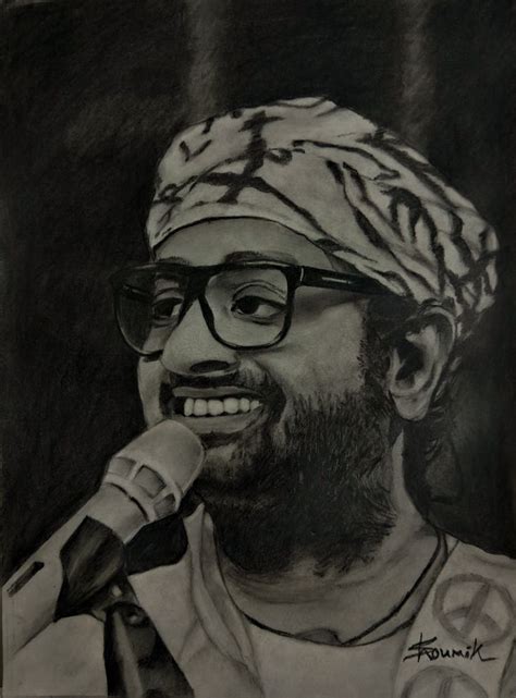 Arijit Singh Graphite Sketch Aesthetic Drawing Sketches Aesthetic