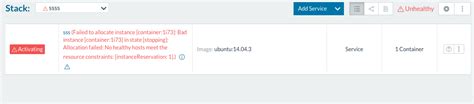 ubuntu docker rancher no healthy hosts meet the resource
