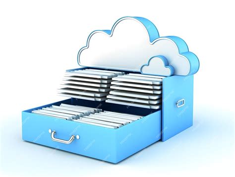 Premium Photo Cloud Data Storage Database Cloud Computing Concept And