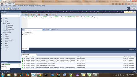 sql why query to find the 2nd highest salary of the employee is not