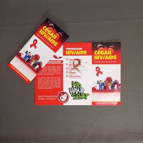 Jual Leaflet Brosur Kesehatan Cegah Hiv Aids Leaflet Kesehatan