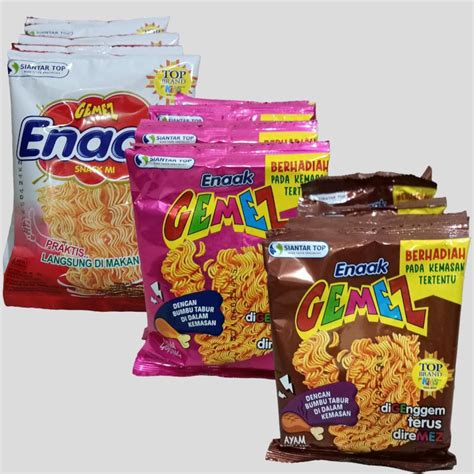 Jual Siantar Top Mie Gemez All Varian 14gr 10 Pcs Shopee Indonesia