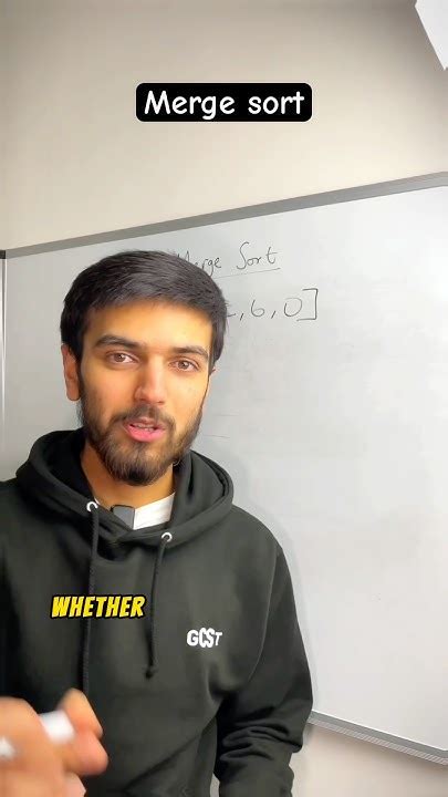 Merge Sort Gcse A Level Computer Science Paper 2 Computerscience Gcse Alevel Youtube