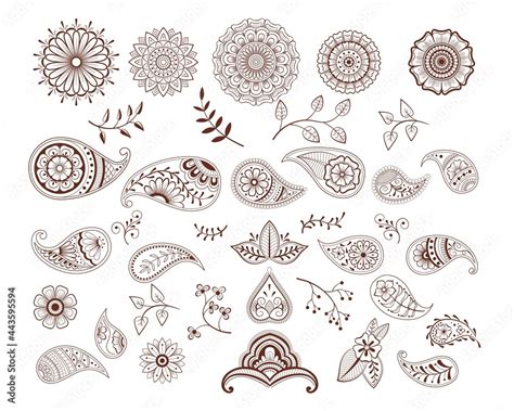 Paisley Henna Tattoo Designs