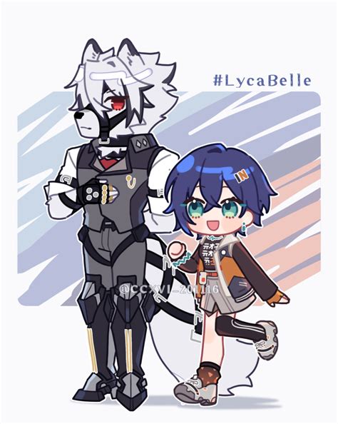 Safebooru 1boy 1girl Belle Zenless Zone Zero Black Vest Blue Hair