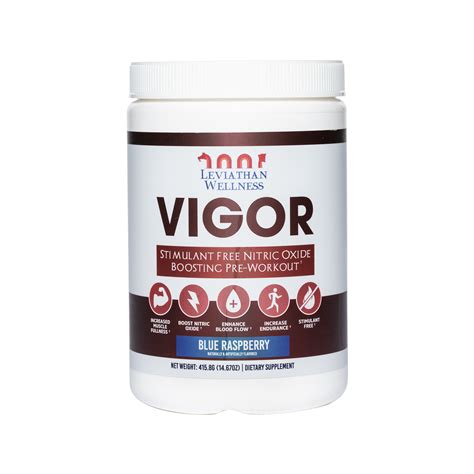 Vigor 20 Stimulant Free Pre Workout Leviathan Wellness