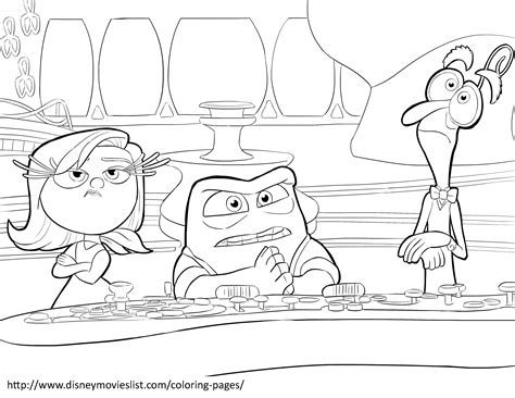 Vice Versa De Disney Pixar Inside Out Coloring Pages