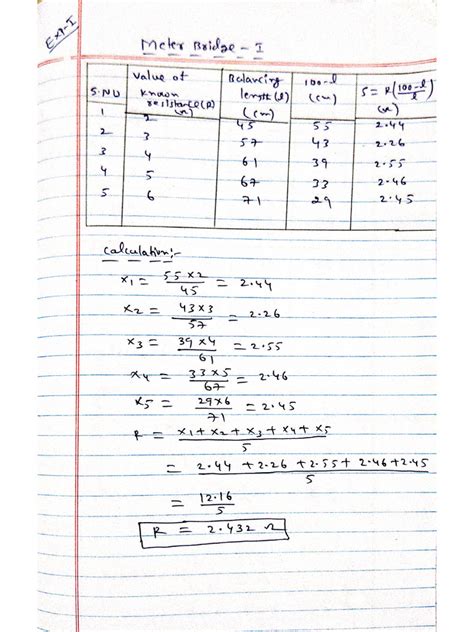 Physics Practical Values 11 09 2024 Pdf