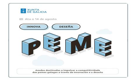 “axudas Destinadas A Impulsar A Competividade Das Pemes Galegas A