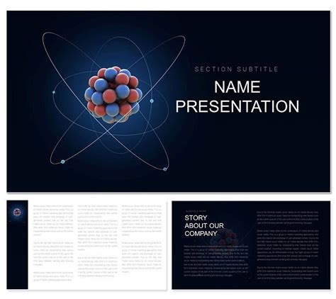 Atom Isotopes Science Keynote Template Themes Presentation