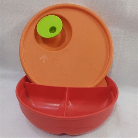 Jual Cwl Mini Tempat Makan Tepak Katup Sekat Tupperware Ori Second