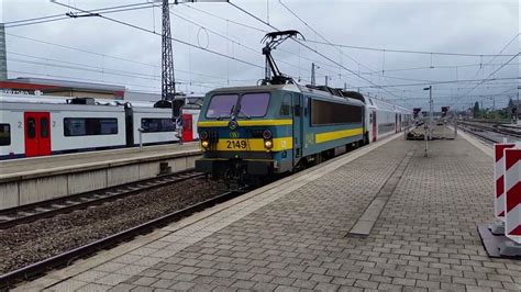 Nmbssncb Class 21 Hle 21 No 2149 Arriving At Brussels Nord Station