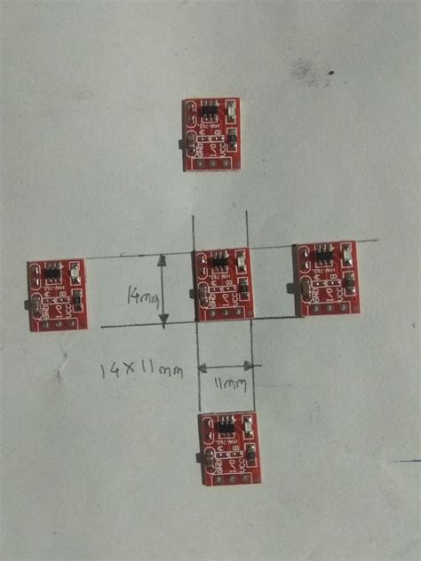 Electronic Spices PACK OF TTP Touch Key Switch Module Touching Button Capacitive Switches
