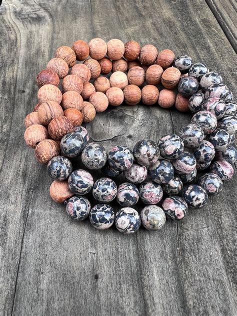 Leopard Skin Jasper Diffuser Bracelet Diffuser Jewelry Aromatherapy