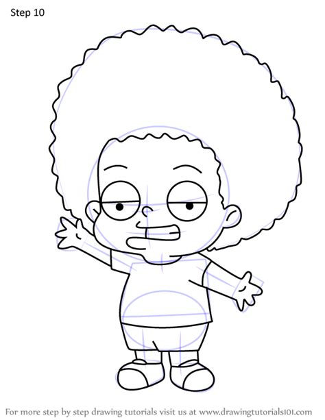 How To Draw Rallo Tubbs From The Cleveland Show The Cleveland Show Step By Step