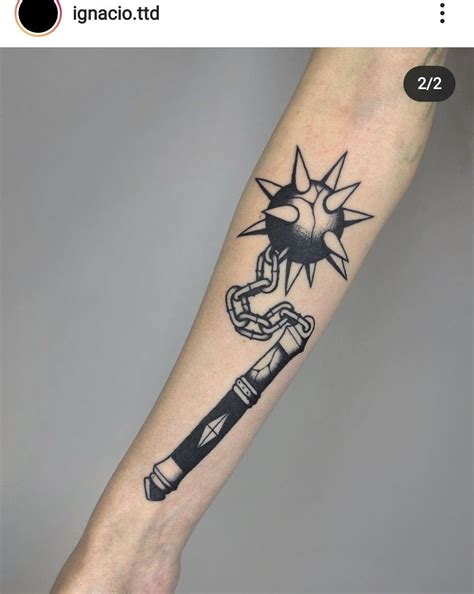 Spike Ball Tattoo