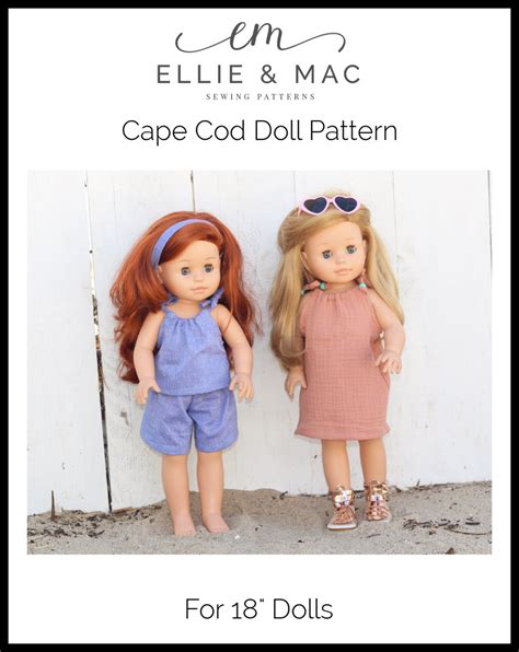 Cape Cod Doll Pattern Ellie And Mac