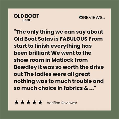 Read What People Say About Old Boot Home