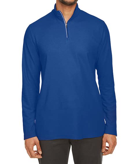 Customink Sizing Line Up For Core 365 Fusion Chromasoft Pique Quarter Zip Sweatshirt Standard