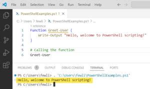 How To Create And Use Functions In Powershell