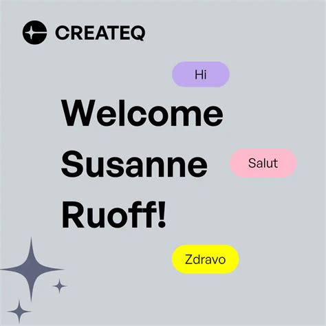Susanne Ruoff Joins The Board Of Directors Createq