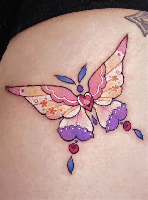 39 Beautiful Colorful Butterfly Tattoos To Brighten You Up