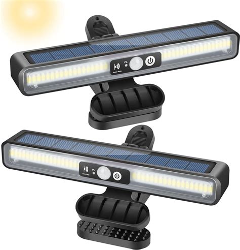 Lekia Solarlampen Für Außen 2 Stück Anklipsen Solarleuchte Garten Mit