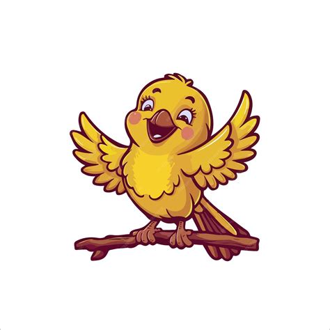 Premium Vector Cute Bird Vector On White Background