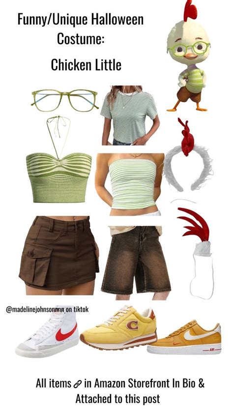 Chicken Little Halloween Costume Idea Linked Funny Unique Halloween