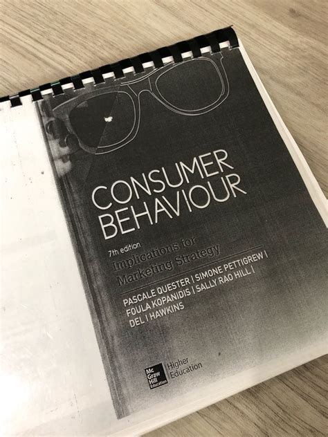 Consumer Behaviour 7th Edition Hobbies And Toys Books And Magazines Assessment Books On Carousell