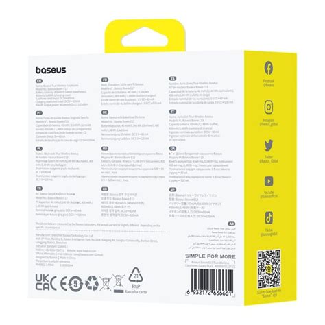 Baseus Bowie E13 True Wireless Earphones Baseus Pakistan