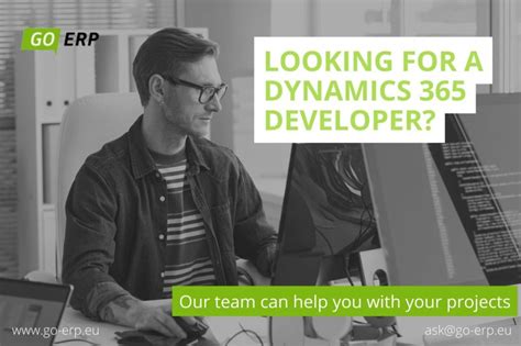 Go Erp On Linkedin Dynamics365 Developers Development Project