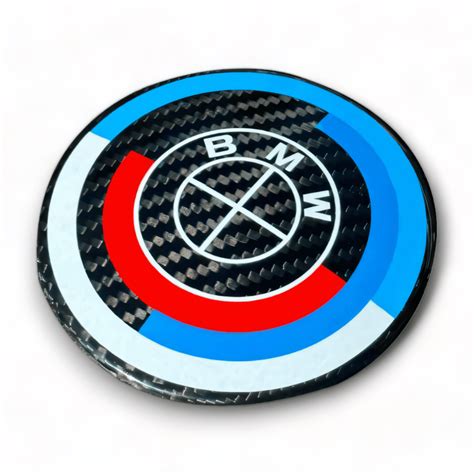 Bmw 50th Anniversary Badge Carbon Fiber Exclusive Craftsmanship And